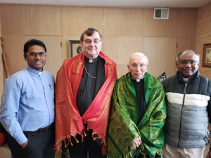 Indian priests visit chancery - Superior Catholic Herald